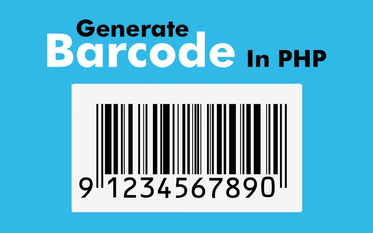 Generate Barcode In PHP As Image Cody Paste